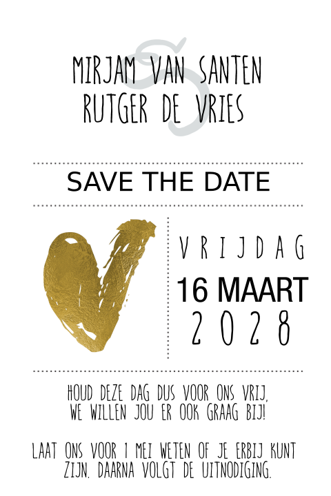 Save the Date kaarten - LOVZ